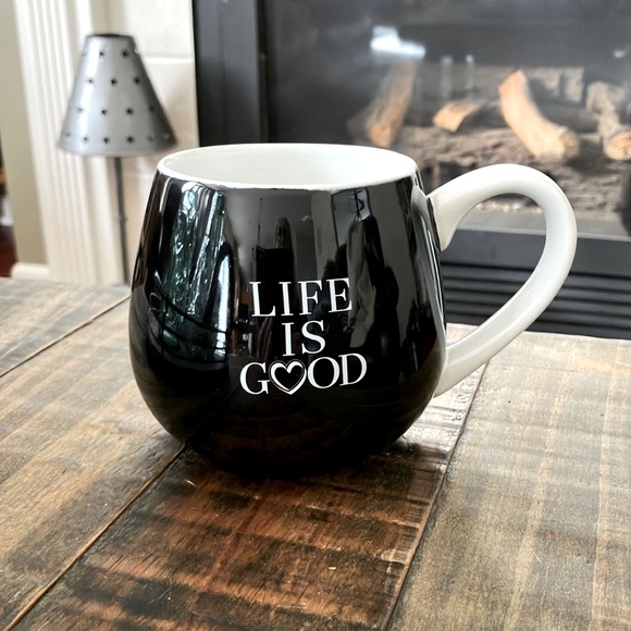 Life Is Good | Kitchen | Life Is Good Coffee Mug With Love And Blue ...